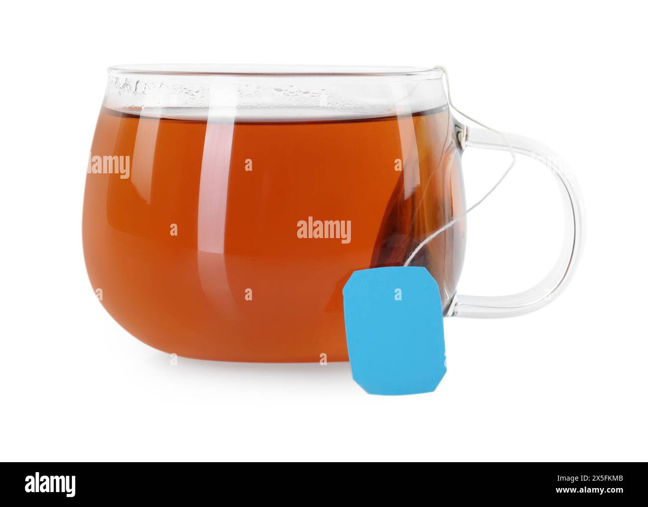 Tasty tea in cup isolated on white Stock Photo - Alamy