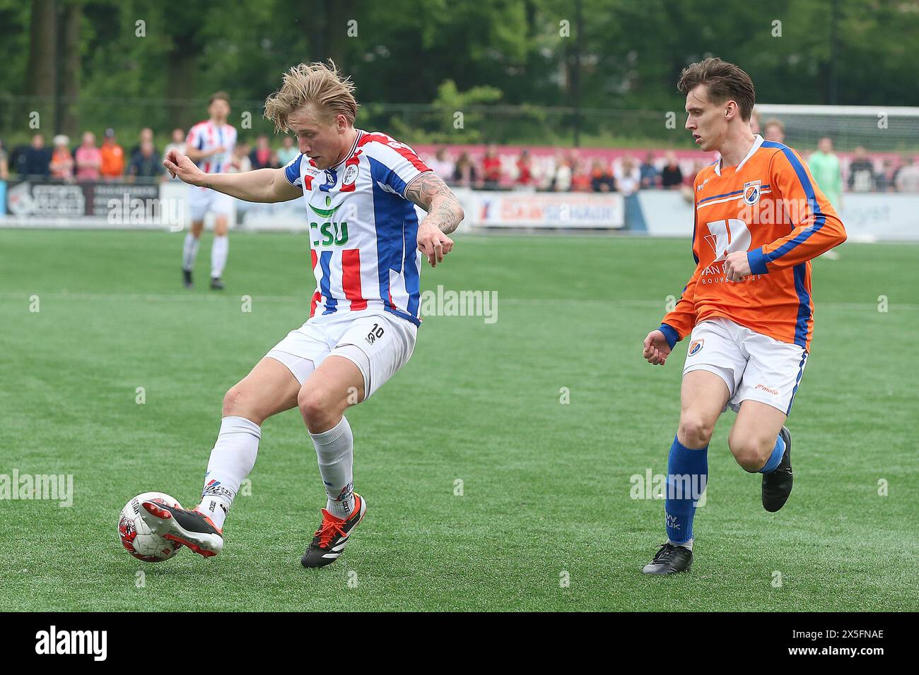 HEERLEN, Netherlands. 09th May, 2024. Sporpark A gene Bek, Dutch Football, UDI '19 - DAW Schaijk ...
