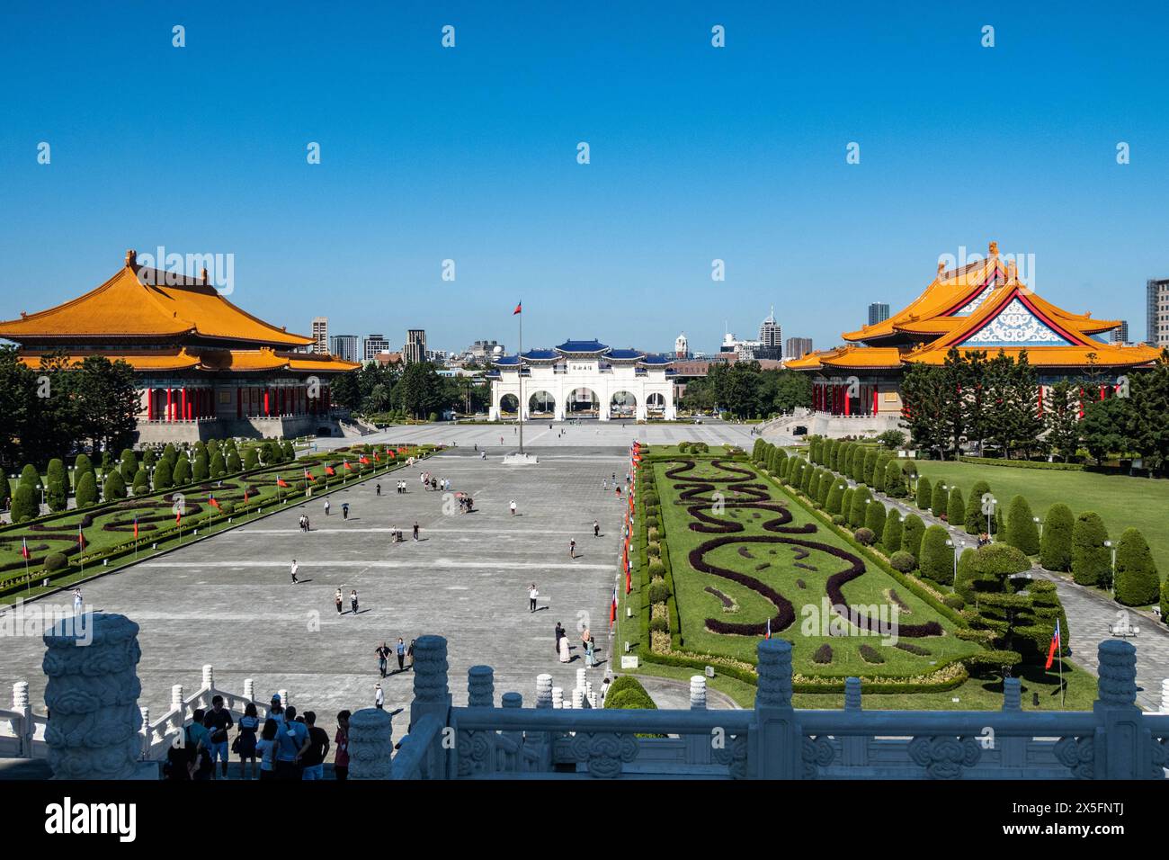 National Concert Hal and Theatre at Chiang Kai-shek Memorial Park ...