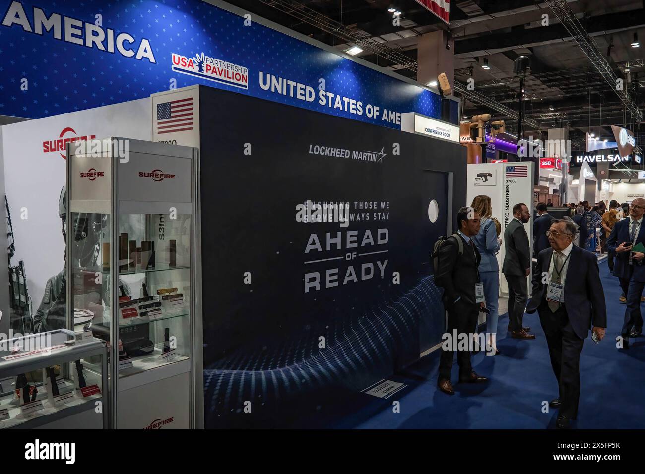 Lockheed martin booth hi-res stock photography and images - Alamy