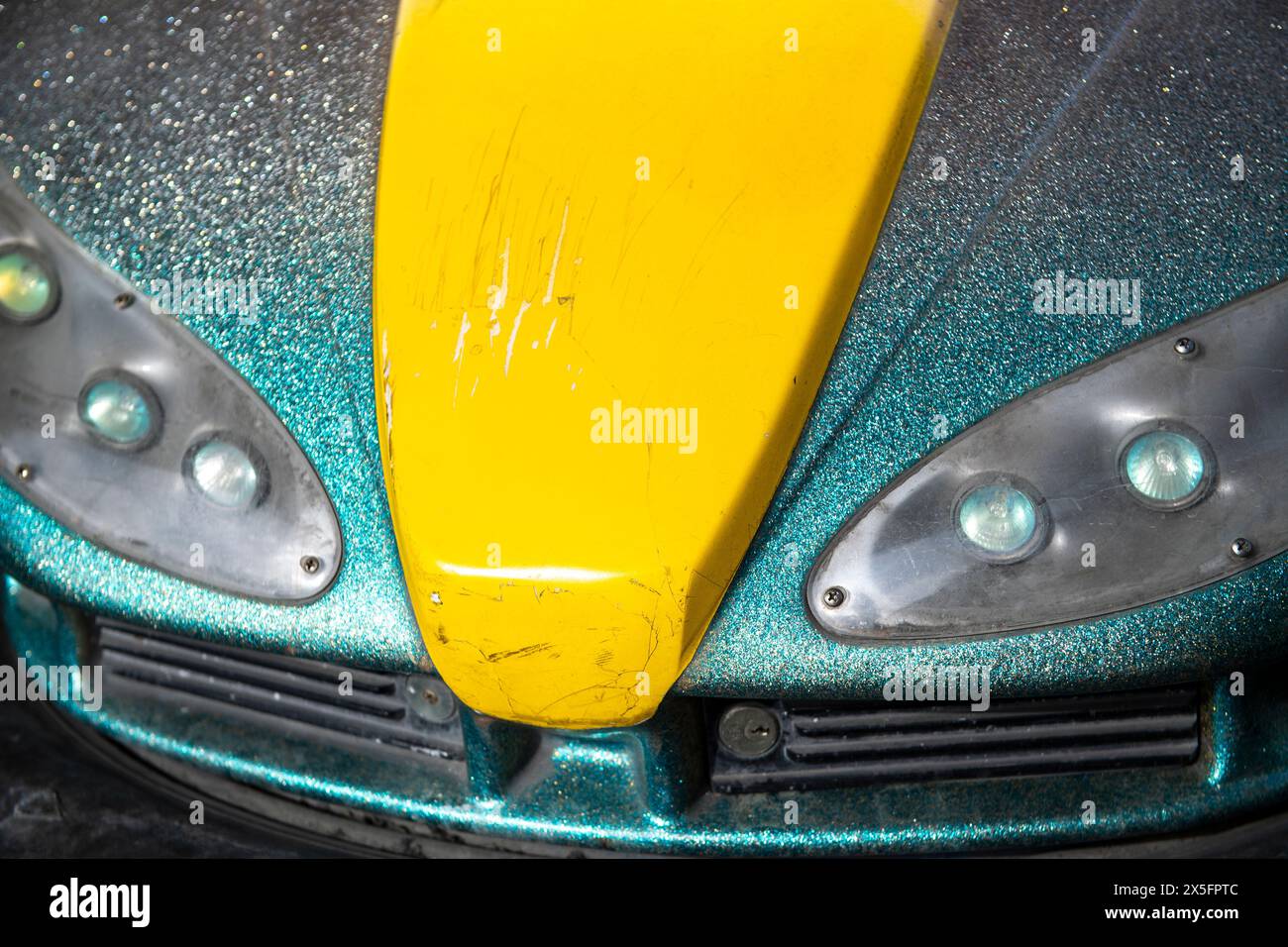 Fairground bumper cars hi-res stock photography and images - Alamy