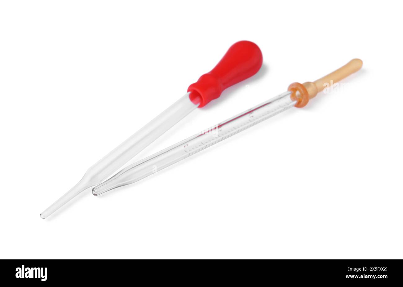 White pipettes hi-res stock photography and images - Alamy