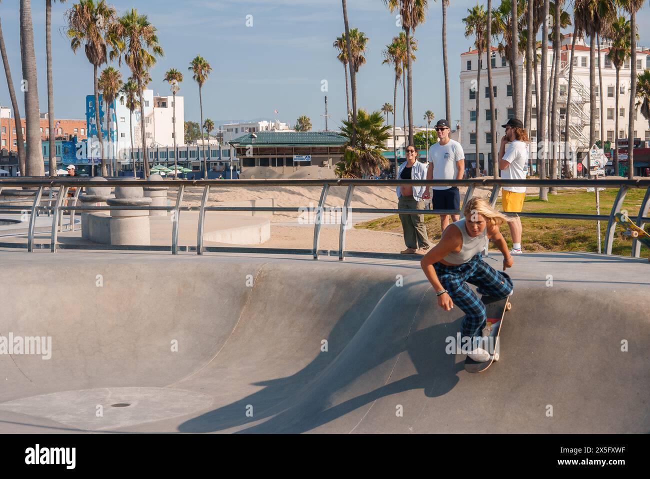 Outdoor Skateboarding Fun at Venice Beach, Los Angeles Stock Photo - Alamy