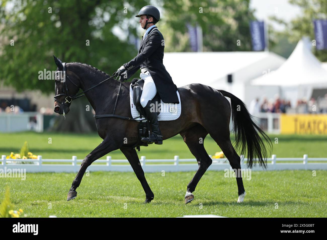 Tom Crisp of Great Britain with Liberty And Glory during the dressage ...