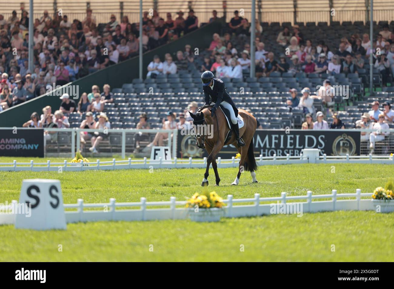 Gaspard Maksud of France with Kan-Do 2 during the dressage test at ...