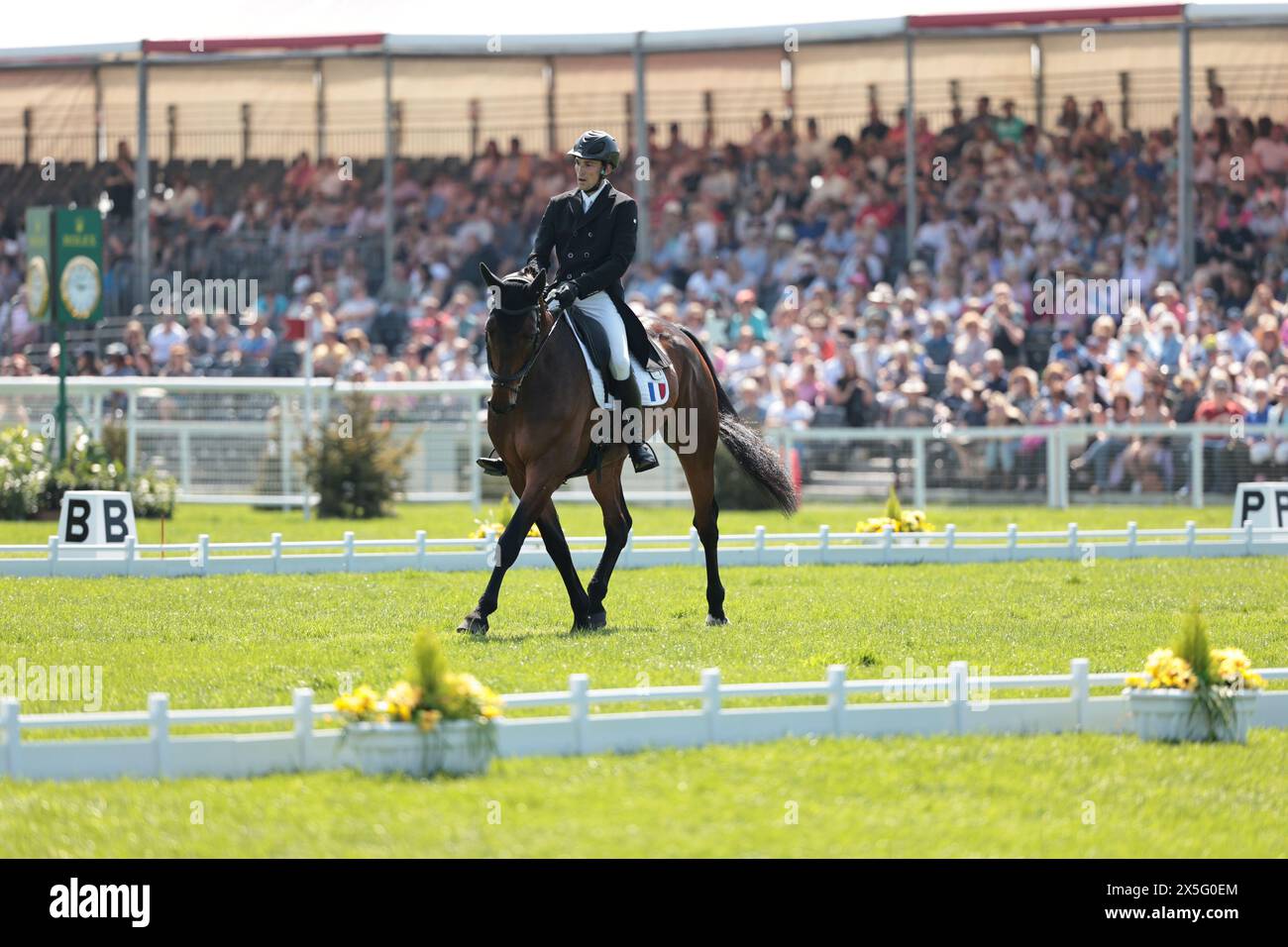 Florian Ganneval of France with Blue Bird De Beaufour during the ...