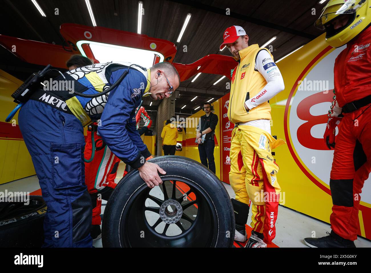 Stavelot, Belgium 09/05/2024, michelin engineer, portrait, KUBICA ...