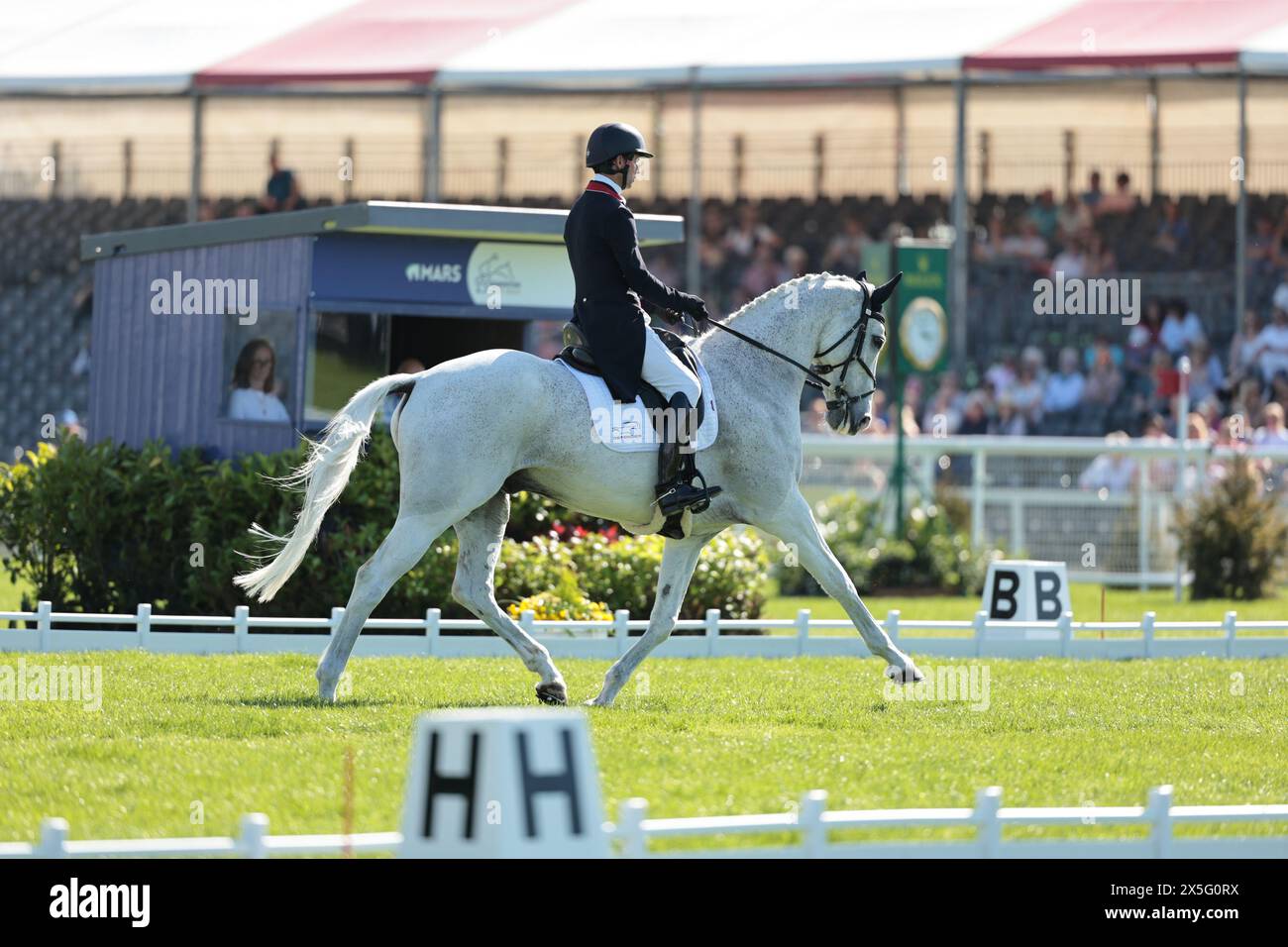 Harry Meade of Great Britain with Away Cruising during the dressage ...