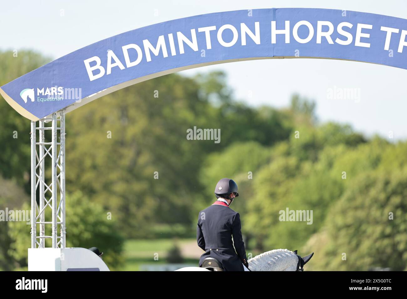 Nicky Hill of Great Britain with Mgh Bingo Boy during the dressage test ...