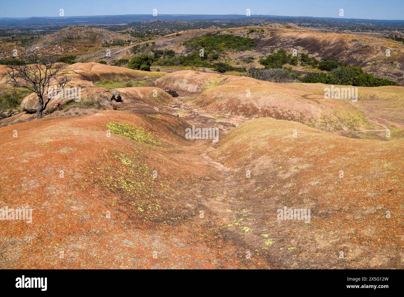 Zimbabwe. 1st May 2024. Landscape on top of Domboshawa. Credit: Vuk ...