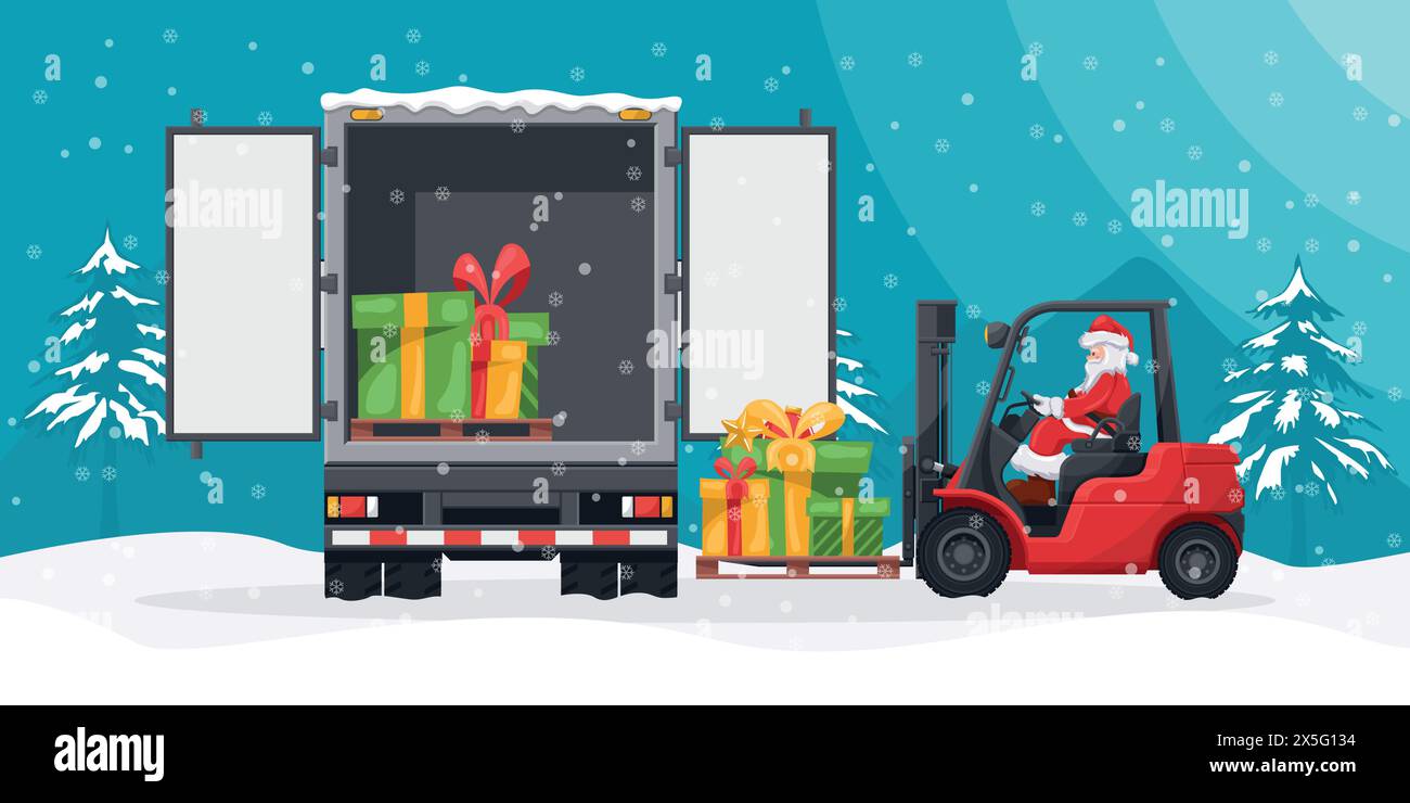 Equipment delivery hi Stock Vector Images - Alamy