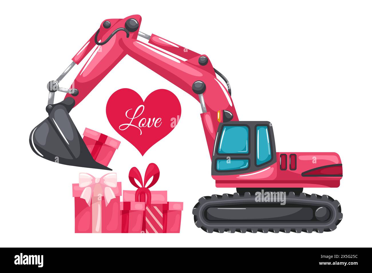 Construction equipment vector Cut Out Stock Images & Pictures - Alamy