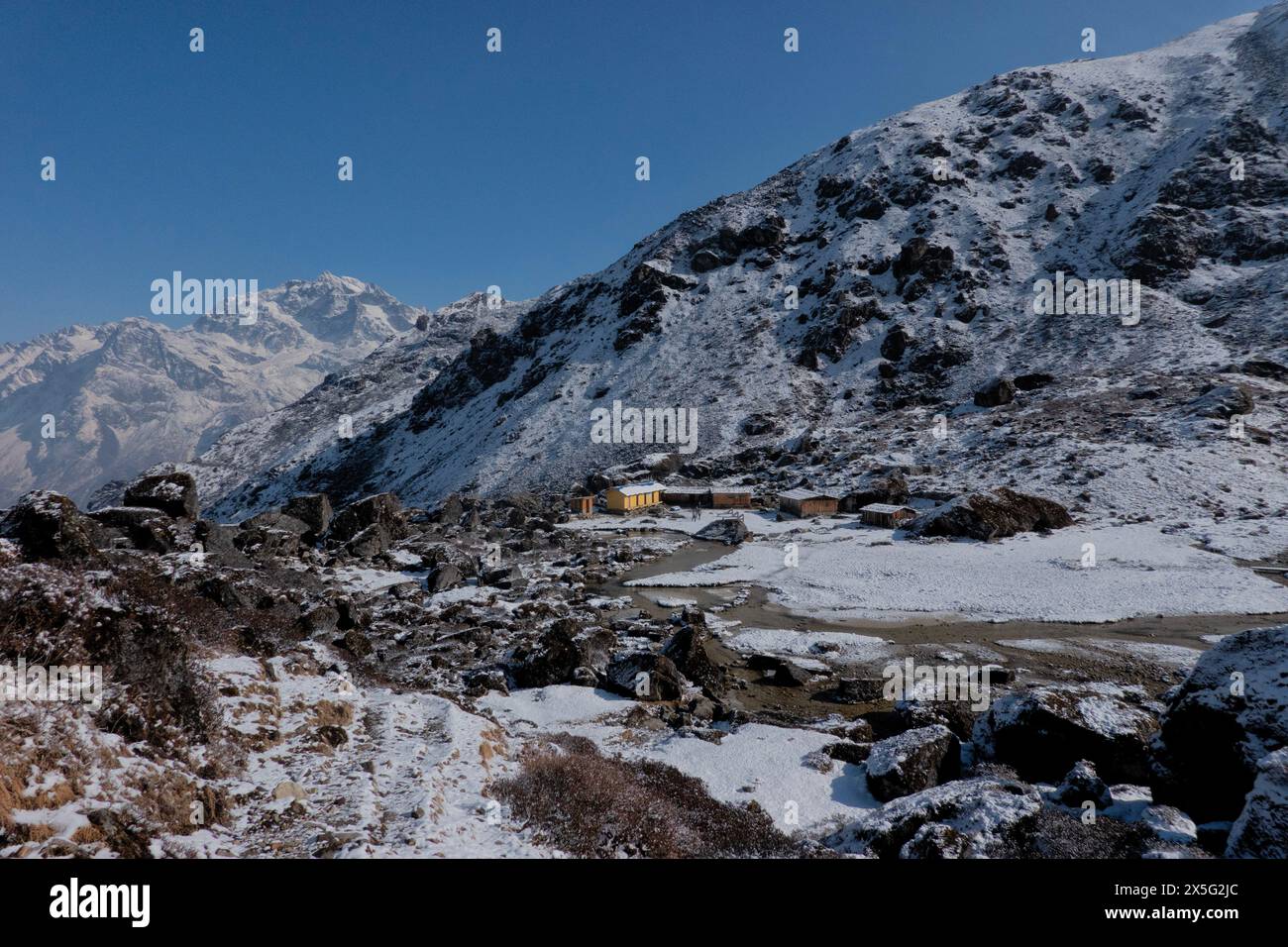 Trekking to the Sele La and Mirgin La passes on the Kangchenjunga ...