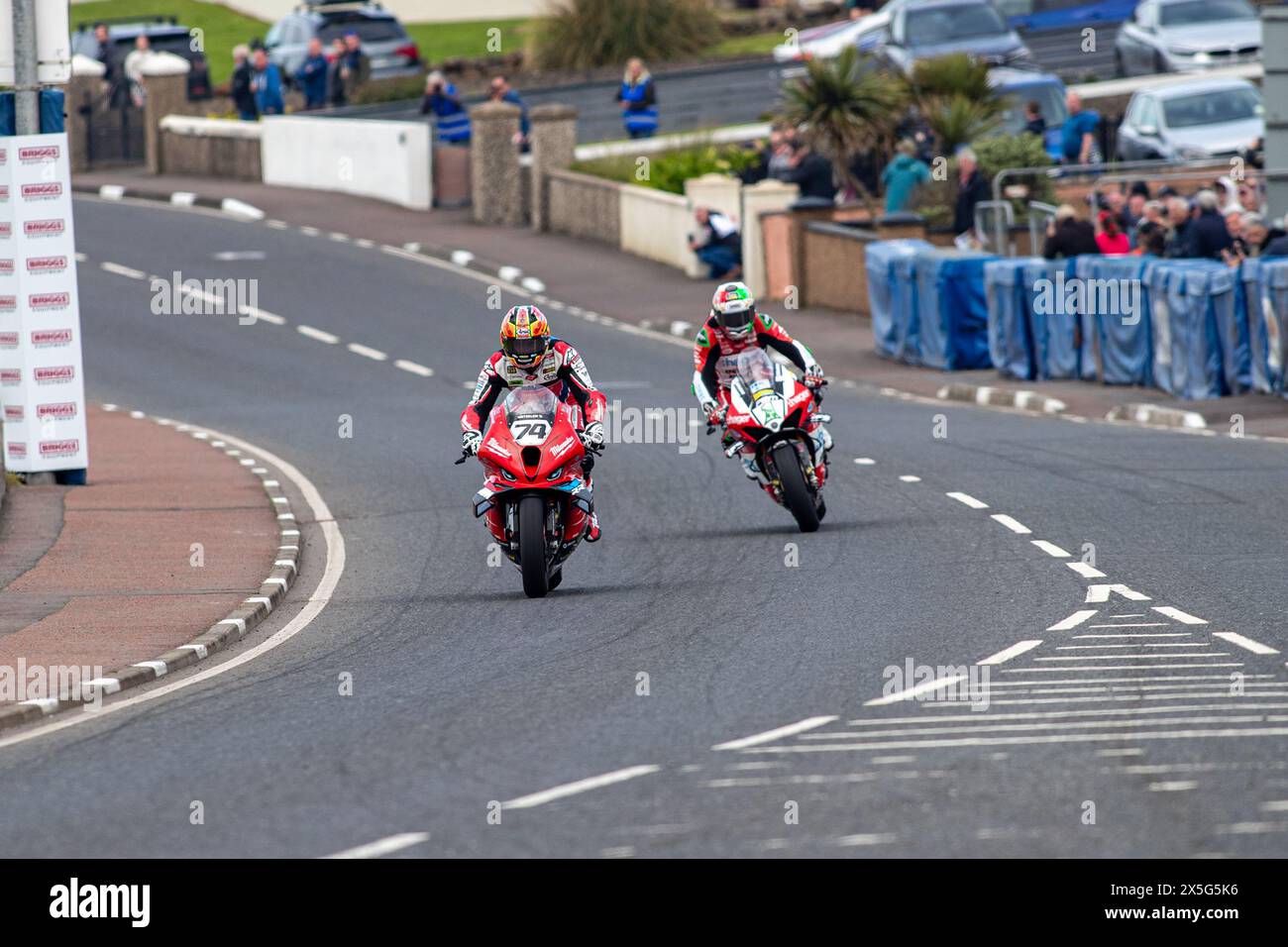 Portstewart, UK. 09th May, 2024. Glenn Irwin (1) Beats Davey Todd (74 ...