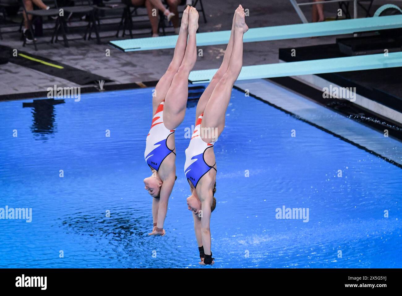 France’s Jade Gillet and Emily Hallifax compete for Women’s ...