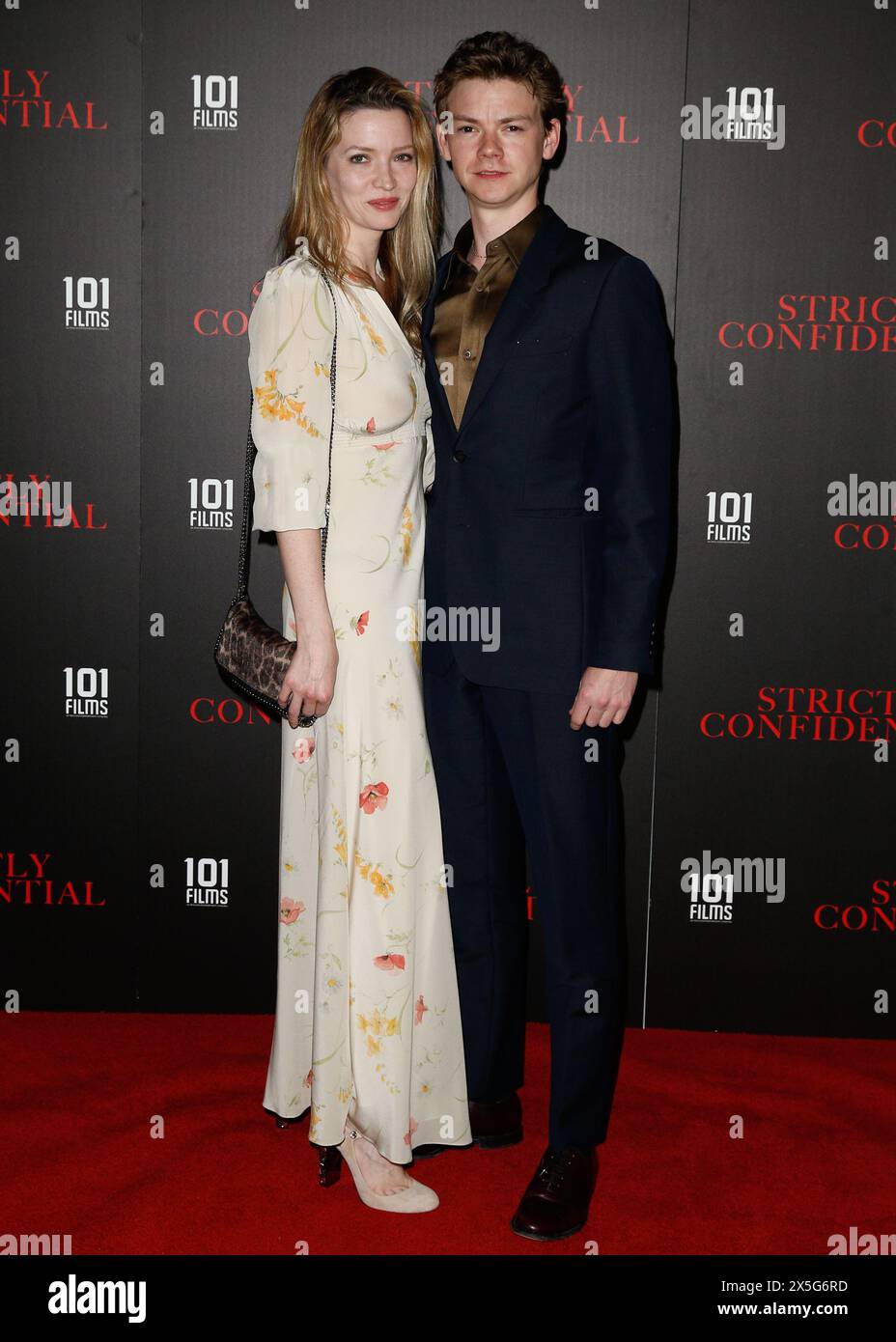 London, UK. 08th May, 2024. Thomas Brodie-Sangster and Tallulah Riley ...
