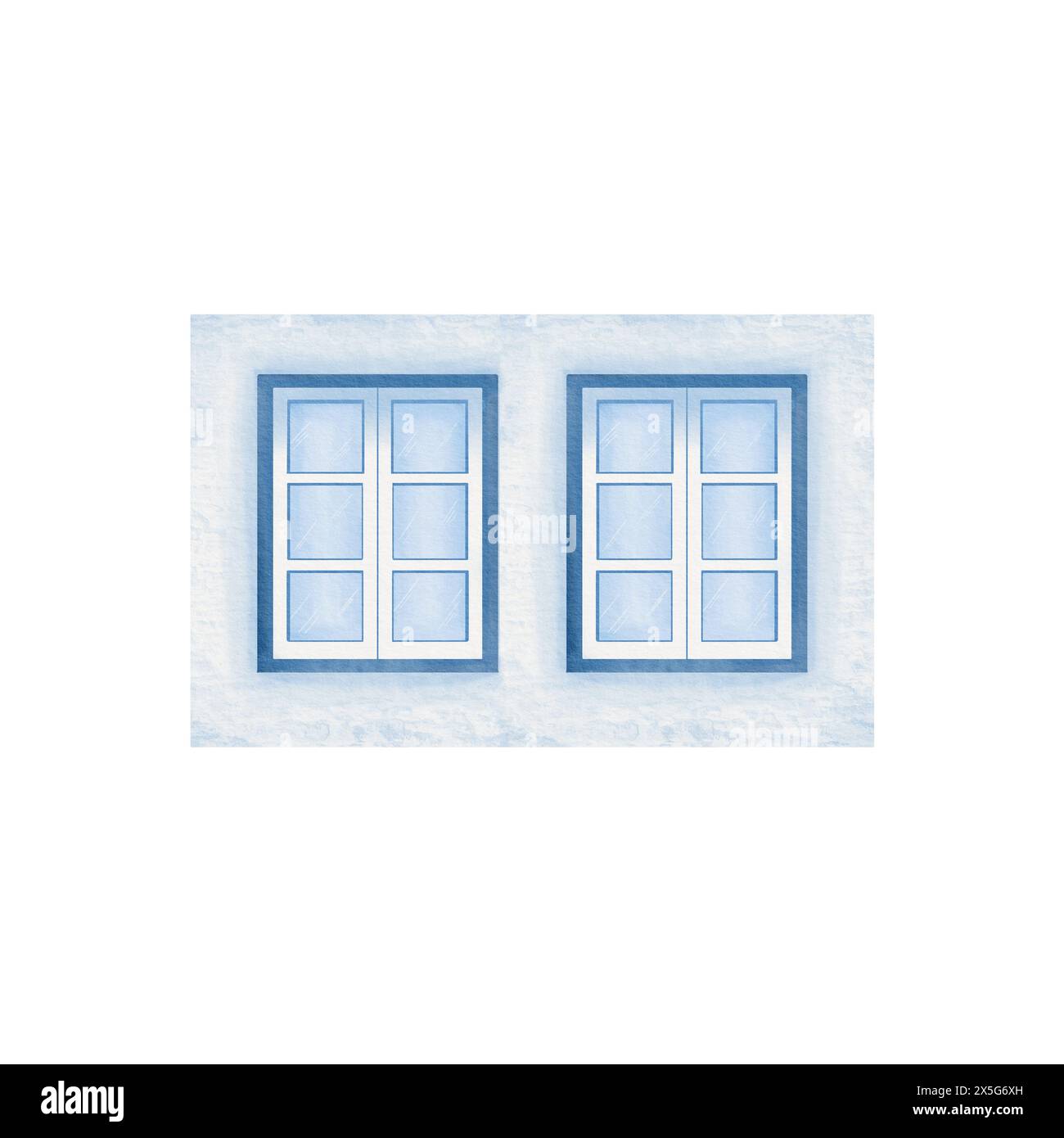 Old windows in house Cut Out Stock Images & Pictures - Alamy