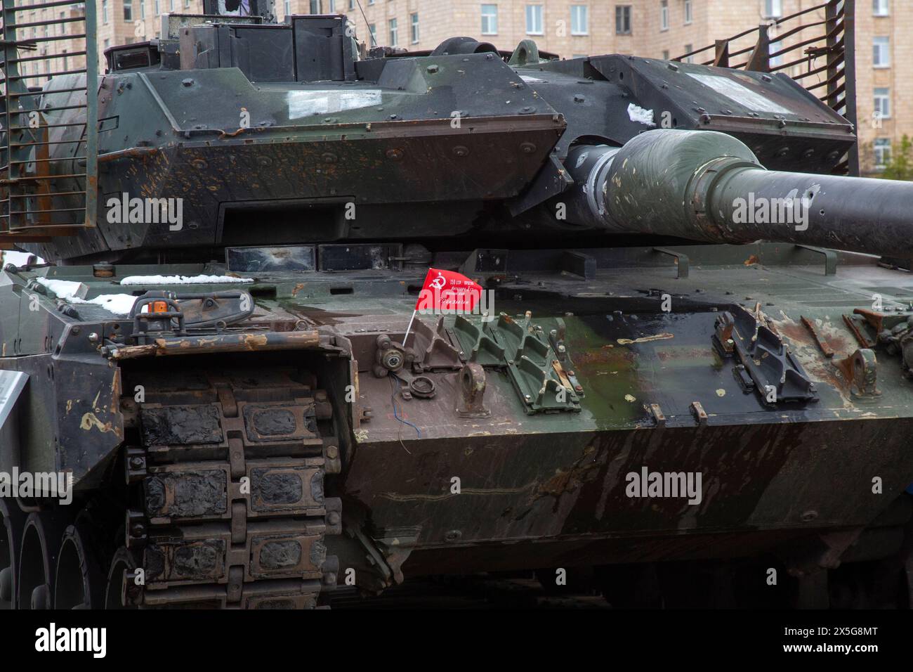 Moscow, Russia. 9th of May, 2024. German-made Leopard 2A6 main battle ...
