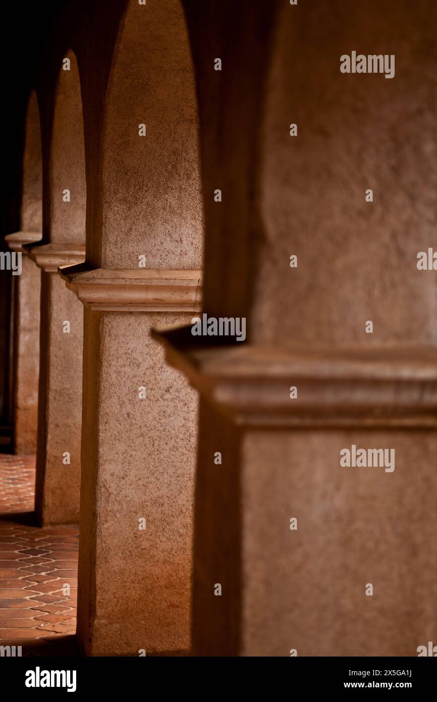 A row of stone pillars signifying strength and solidarity.These pillars ...