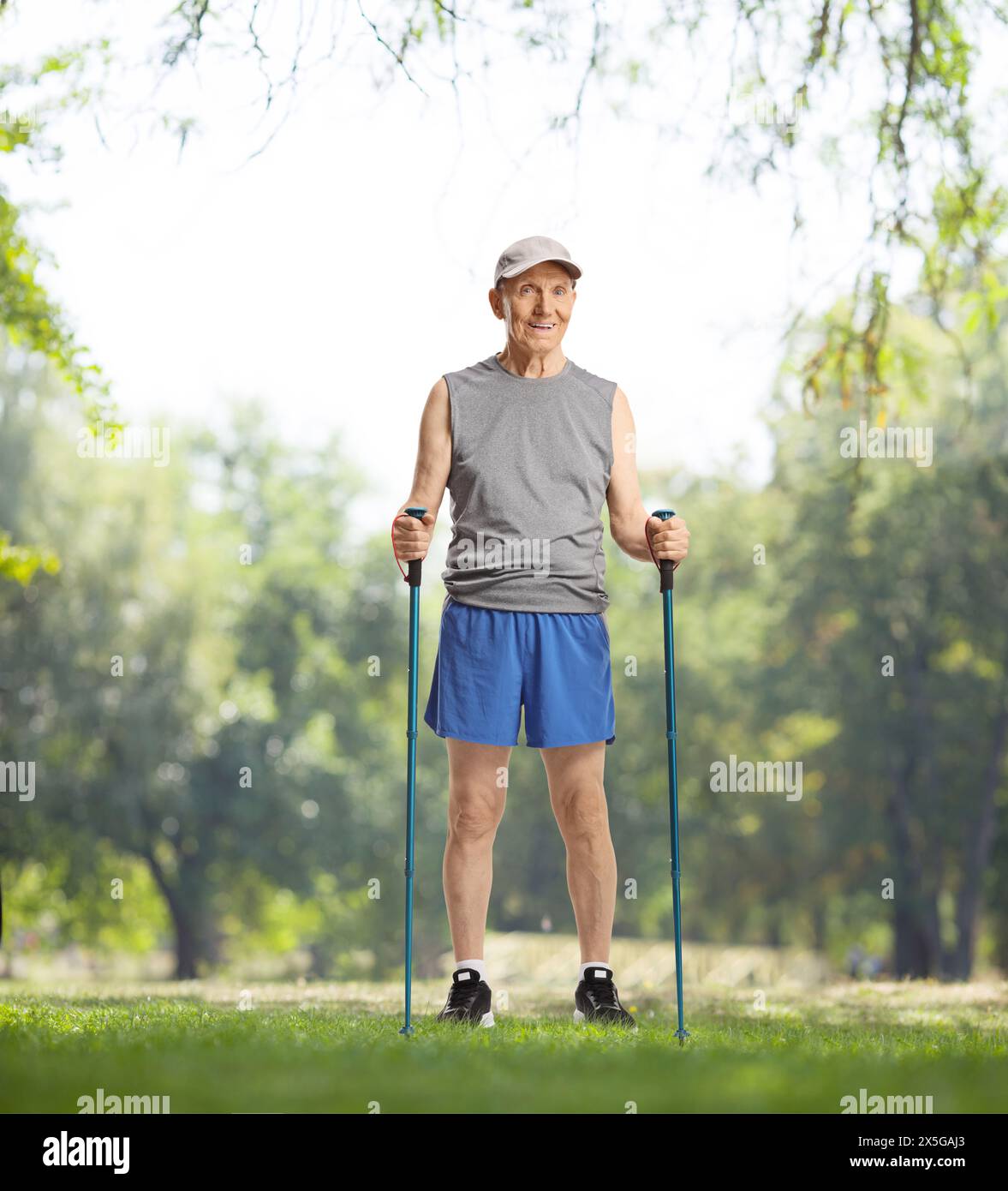 Elderly man standing outdoors hi-res stock photography and images - Alamy