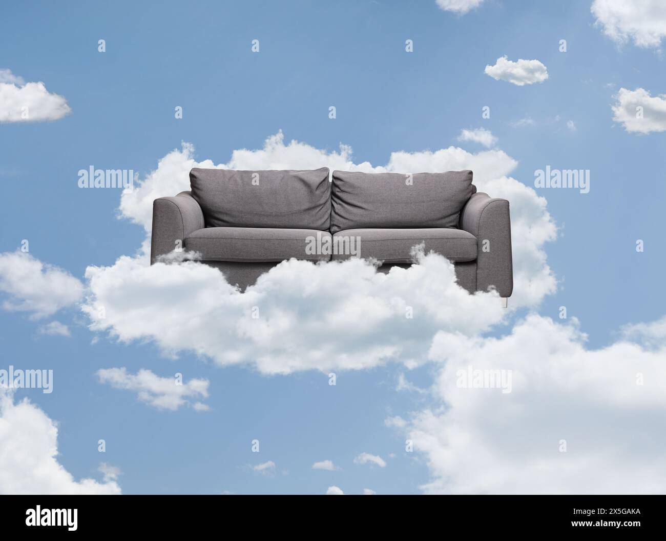 Blue sky and a sofa hi-res stock photography and images - Alamy