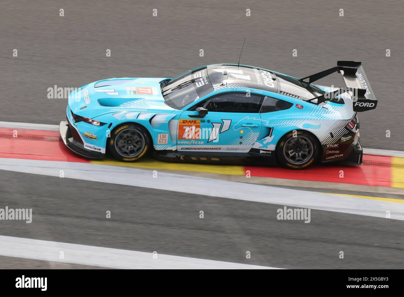 Proton Competition Ford Mustang Eau Rouge Spa WEC May 2024 Stock Photo ...
