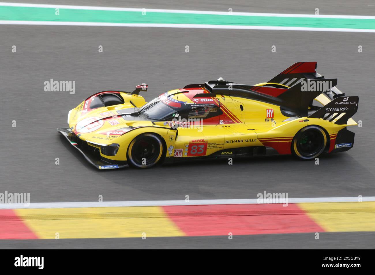 AF Corse Ferraro 499P Spa Eau Rouge WEC May 2024 Stock Photo - Alamy