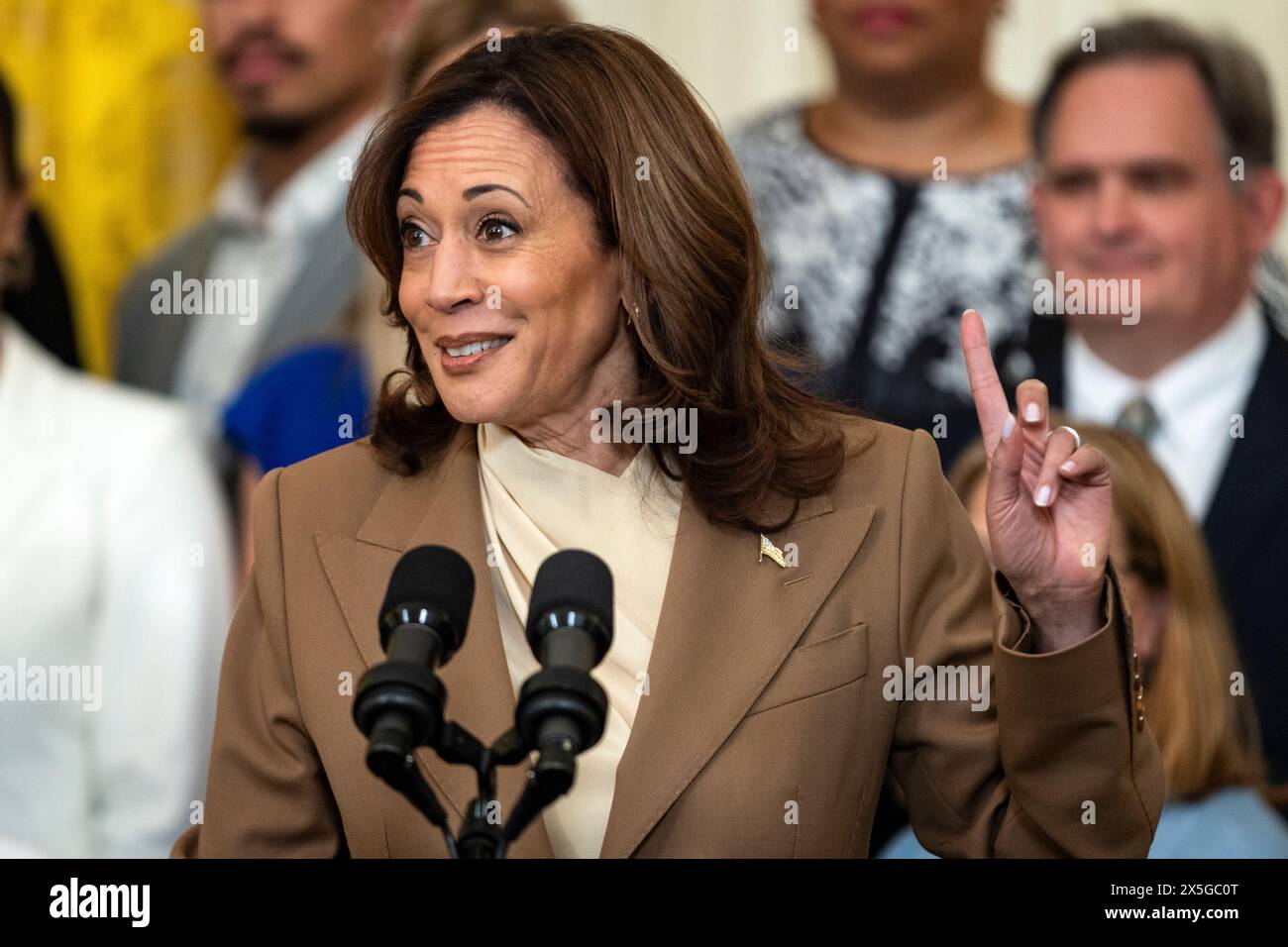 Washington, United States. 09th May, 2024. Vice President Kamala Harris ...