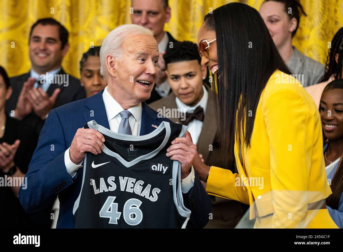 Washington, United States. 09th May, 2024. Las Vegas Aces' Forward A'ja ...
