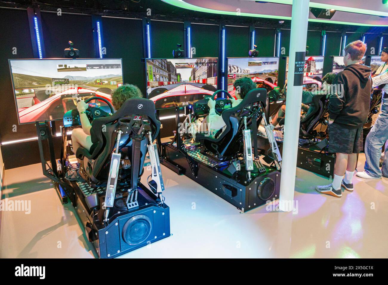 Miami Florida,PortMiami Port of Miami,onboard inside interior,Norwegian ...