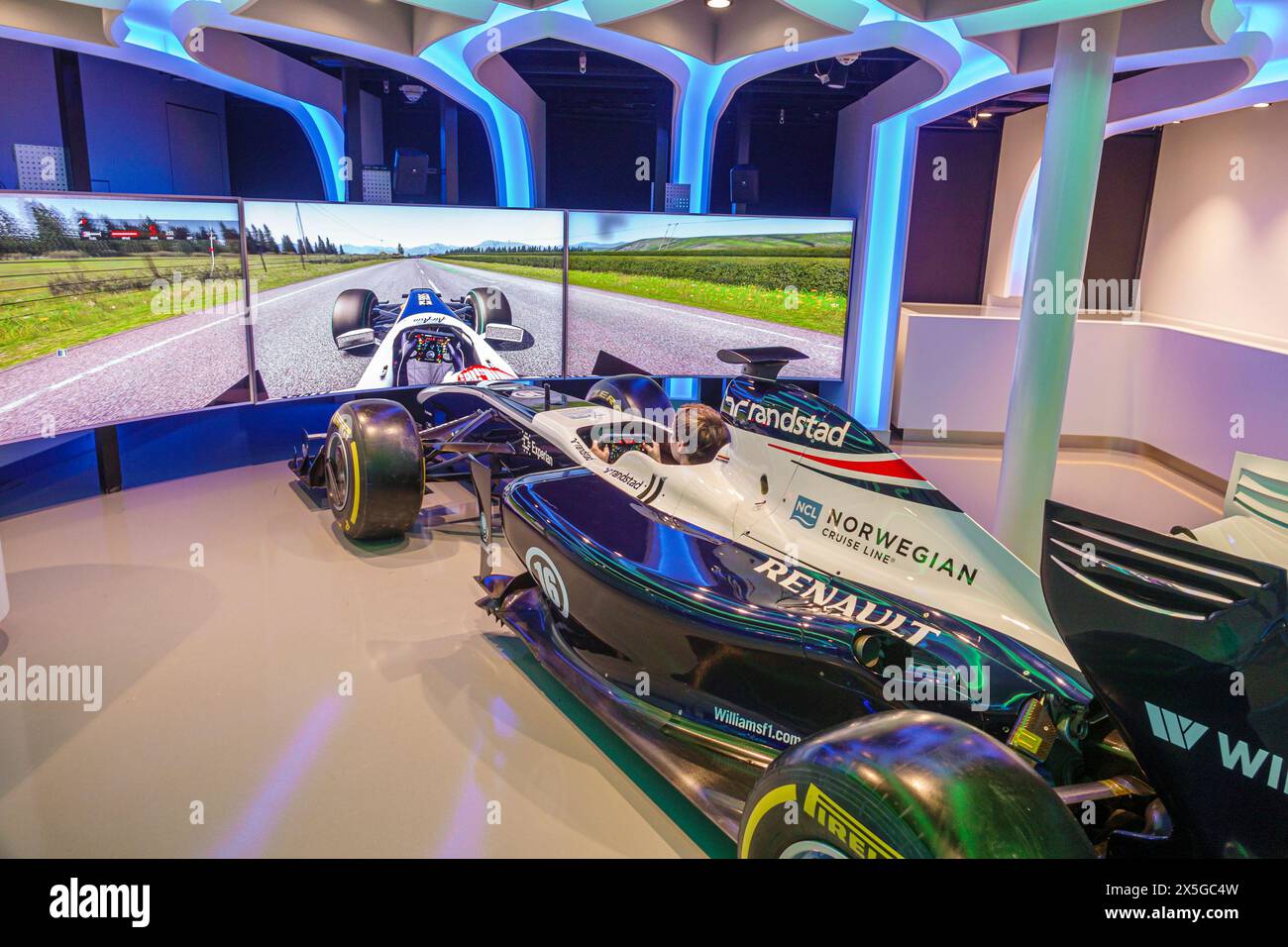 Miami Florida,PortMiami Port of Miami,onboard inside interior,Norwegian ...