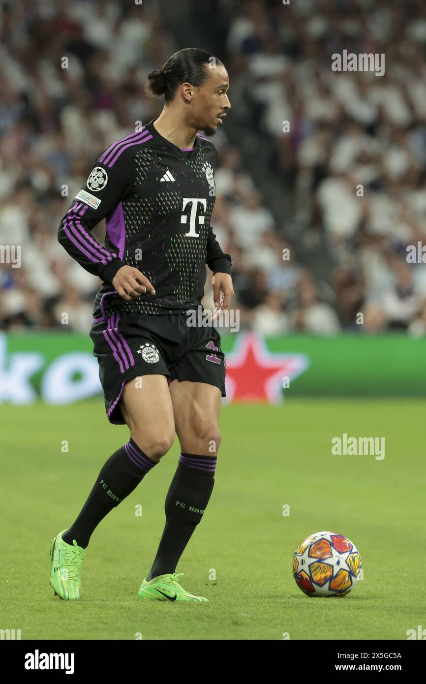 Leroy Sane of Bayern Munich during the UEFA Champions League, Semi ...