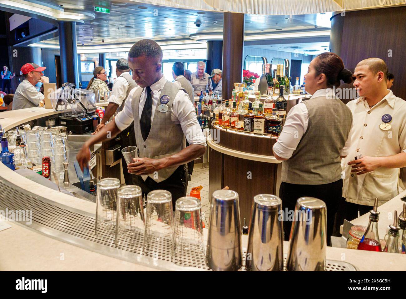 Miami Florida,PortMiami Port of Miami,onboard inside interior,Norwegian ...