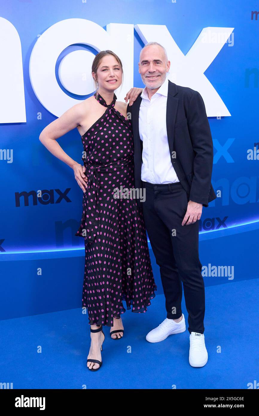 Madrid. Spain. 20240509, Martina Klein, Alex Corretja attends ‘Max' Streaming Platform Red ...