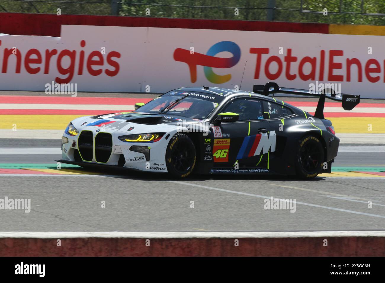 Valentino Rossi amongst the drivers of WRT BMW at Spa May 2024 WEC ...