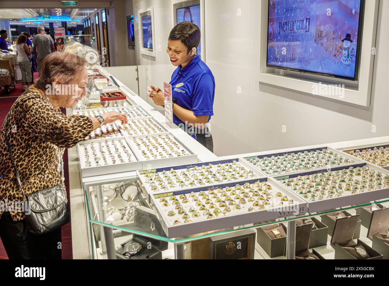 Miami Florida,PortMiami Port of Miami,onboard inside interior,Norwegian ...