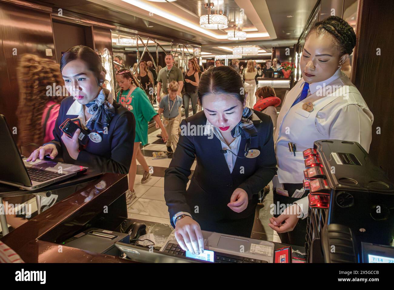 Miami Florida,PortMiami Port of Miami,onboard inside interior,Norwegian ...