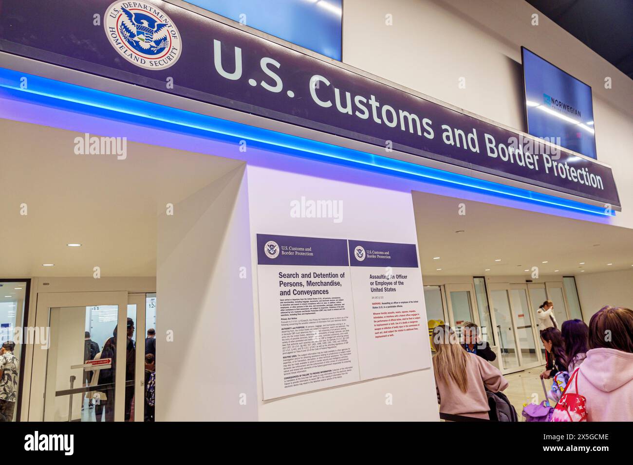 Miami Florida,PortMiami Port of Miami,onboard inside interior,Norwegian ...