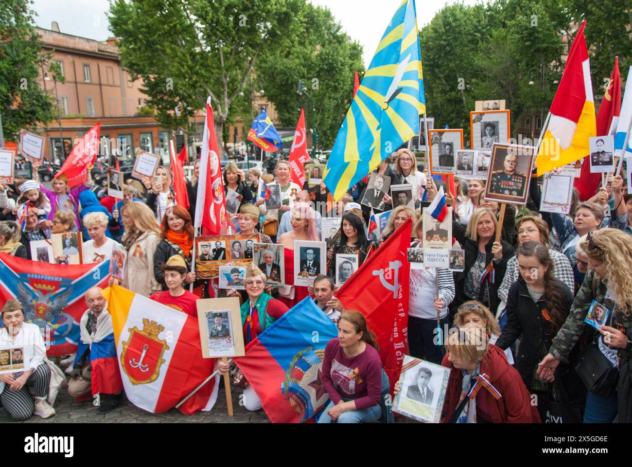 Rome, . 09th May, 2024. 05/09/2024 Rome, Demonstrations, in Piazza ...