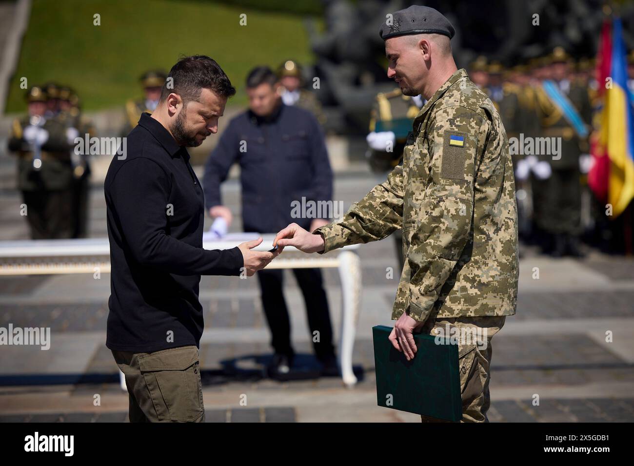 Kiev, Ukraine. 08th May, 2024. Ukrainian President Volodymyr Zelenskyy ...
