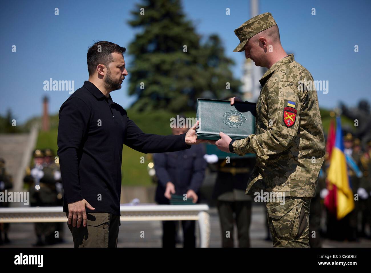 Kiev, Ukraine. 08th May, 2024. Ukrainian President Volodymyr Zelenskyy ...