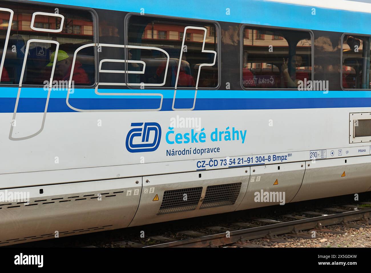 Czech railways railjet train hi-res stock photography and images - Alamy