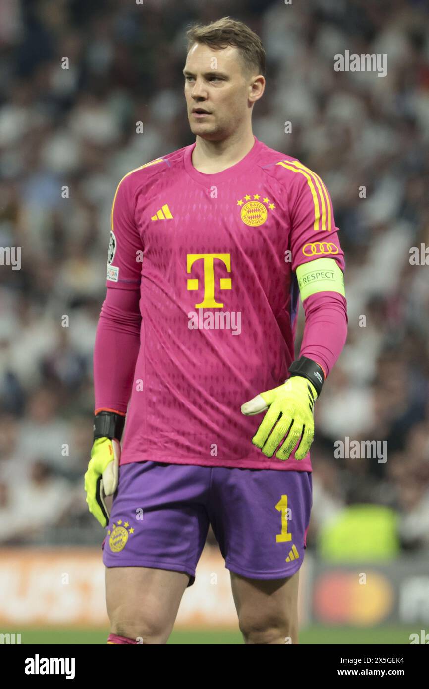 Bayern Munich goalkeeper Manuel Neuer during the UEFA Champions League ...