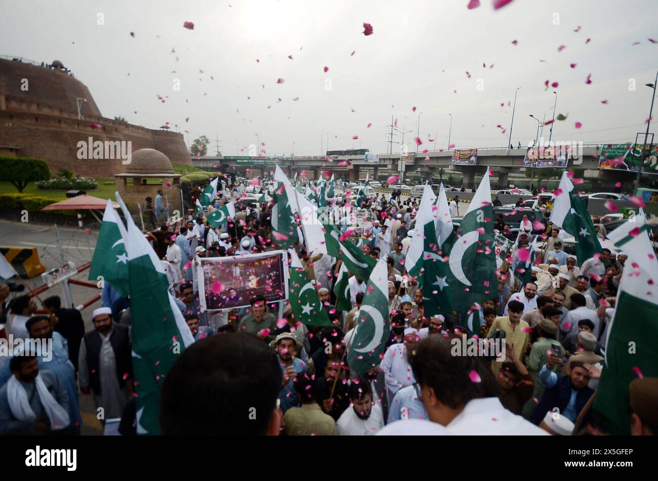 May 9, 2024, Peshawar, Peshawar, Pakistan: Protest in solidarity with ...