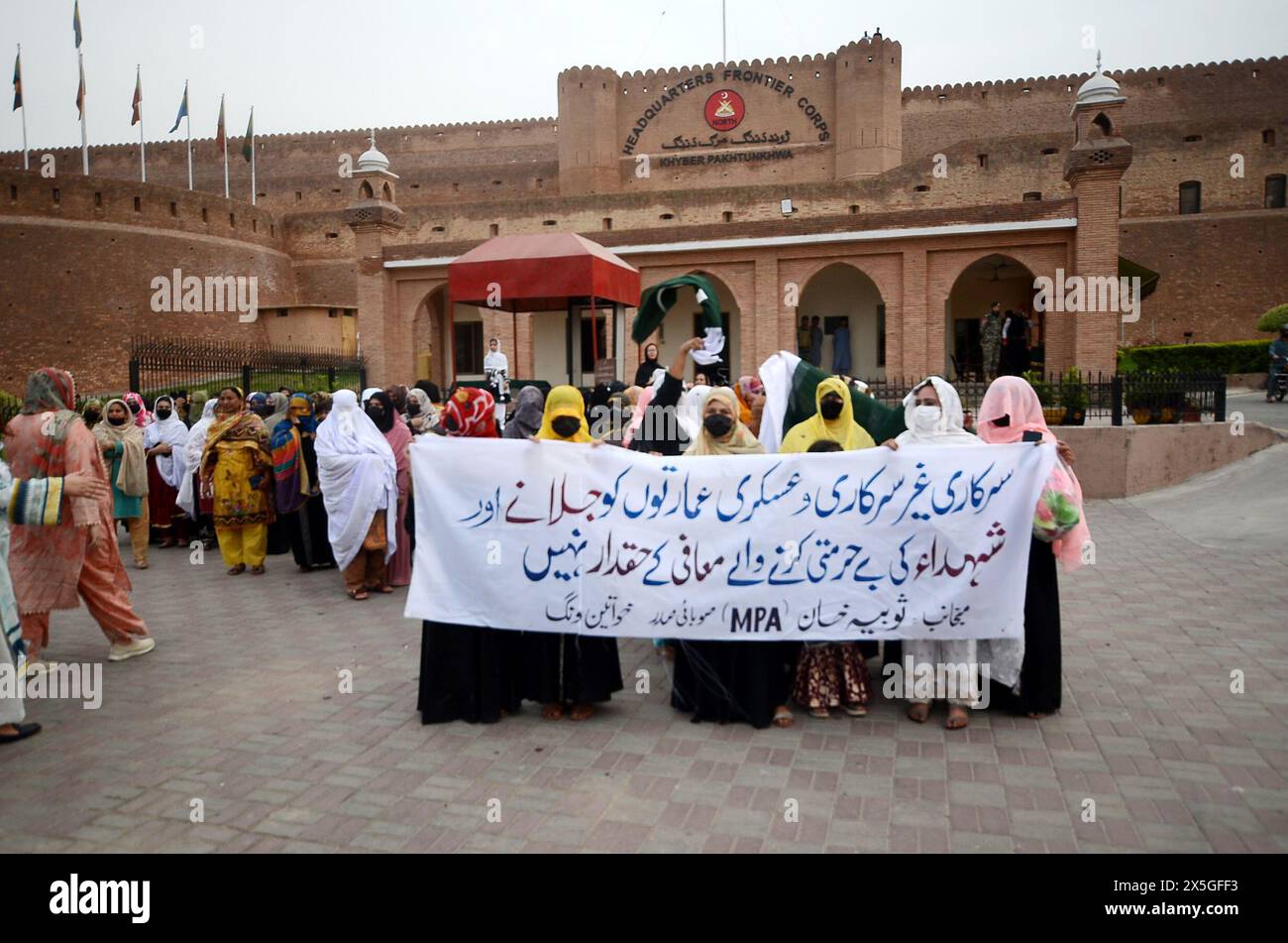 May 9, 2024, Peshawar, Peshawar, Pakistan: Protest in solidarity with ...