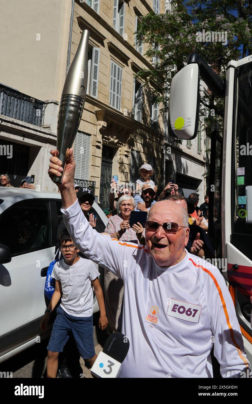 Marseille, France. 09th May, 2024. Sylvain Rostaing/Le Pictorium ...