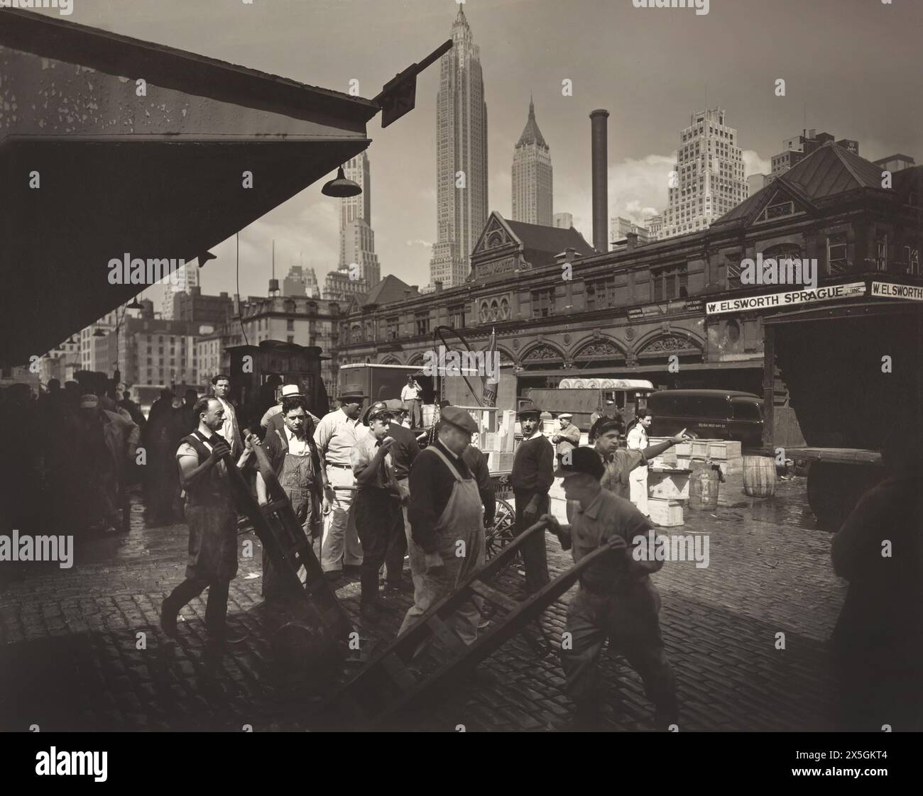 Fulton Street Fish Market, New York City, New York, USA, Berenice ...