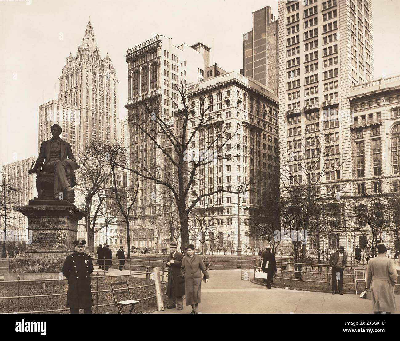 Madison Square looking north, New York City, New York, USA, Berenice ...