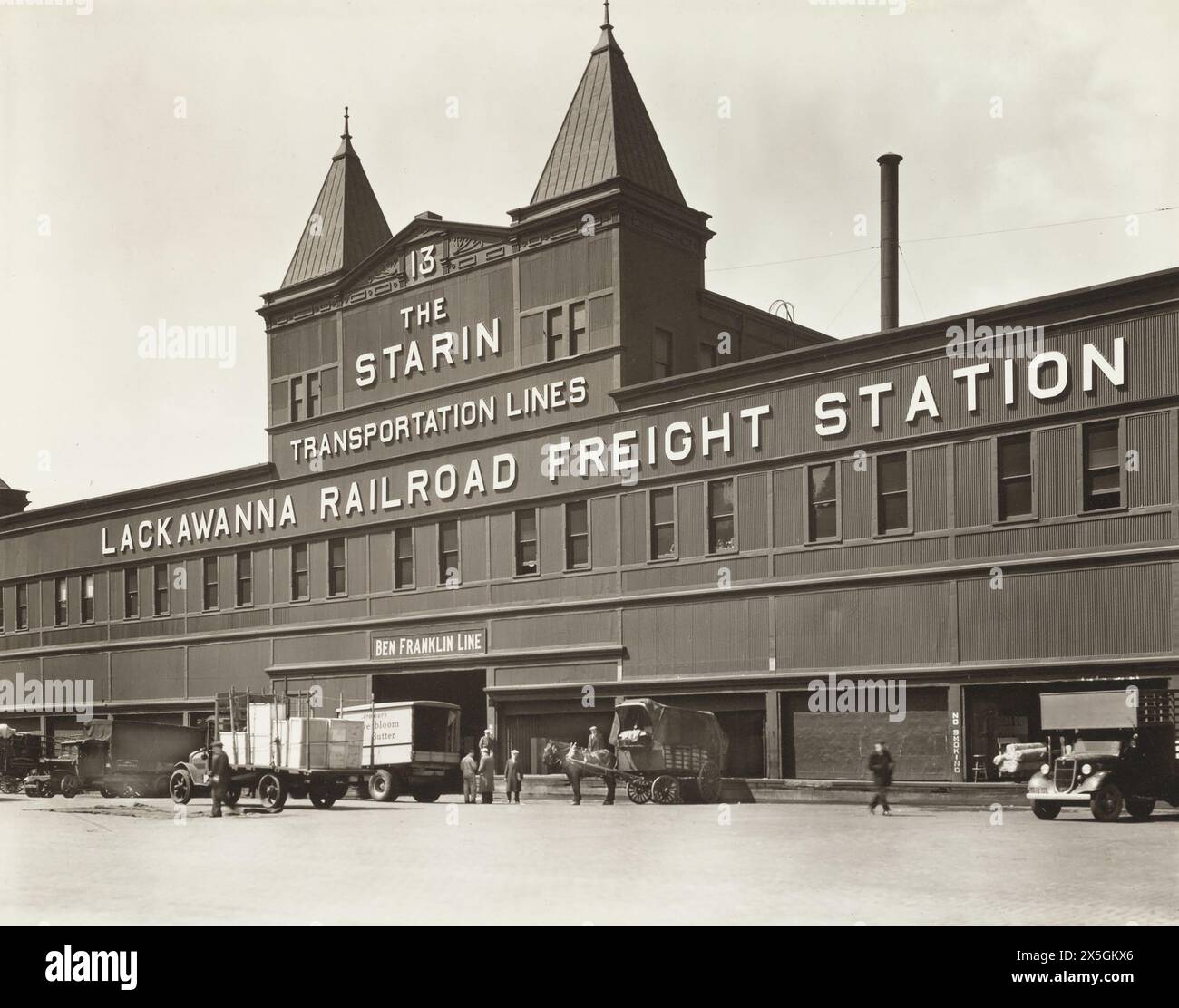 The Starin Transportation Lines, Lackawanna Railroad Freight Station ...