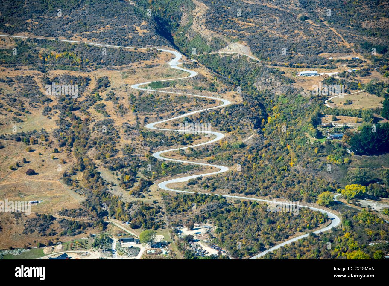 Remarkables Ski Field Access Road - Queenstown - New Zealand Stock ...